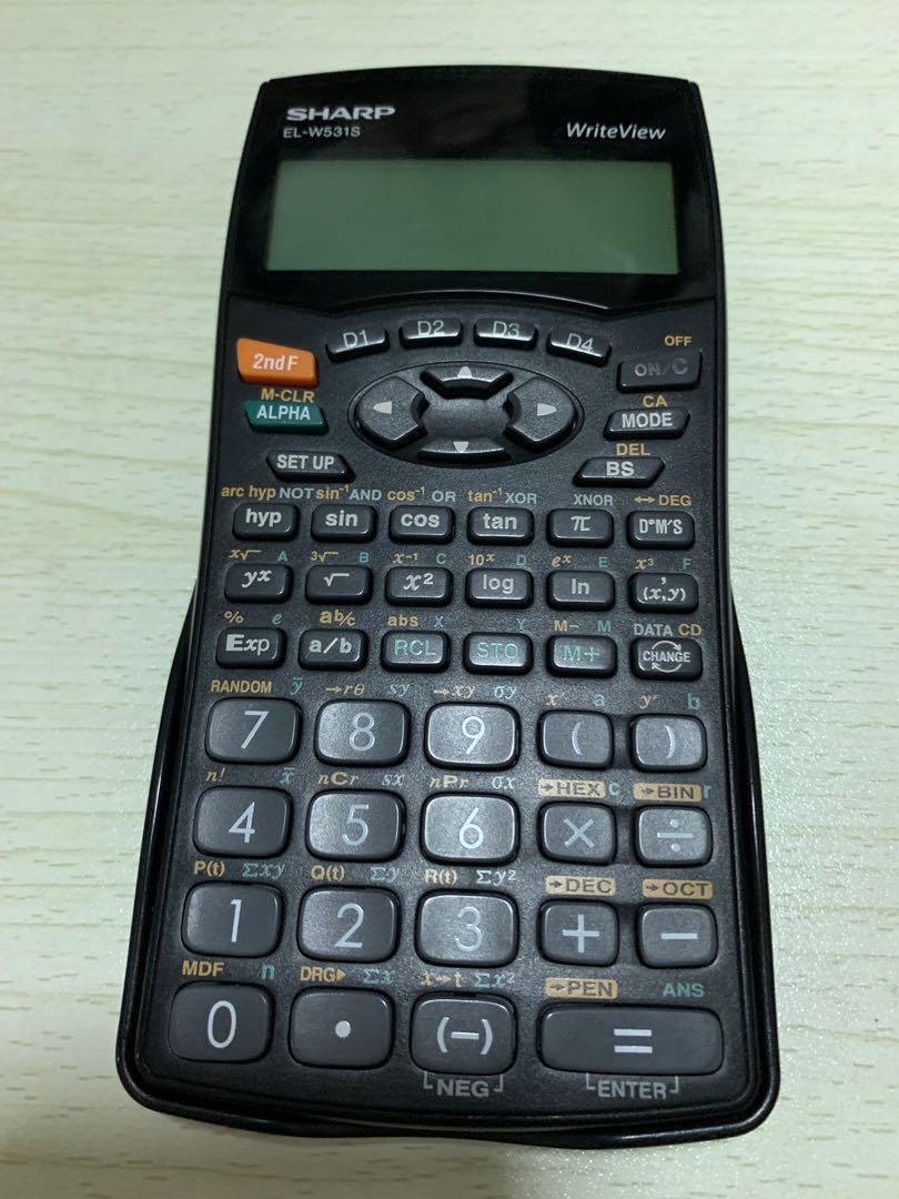 Sharp Calculator (EL-W531S) WriteView Scientific Calculator, Computers ...