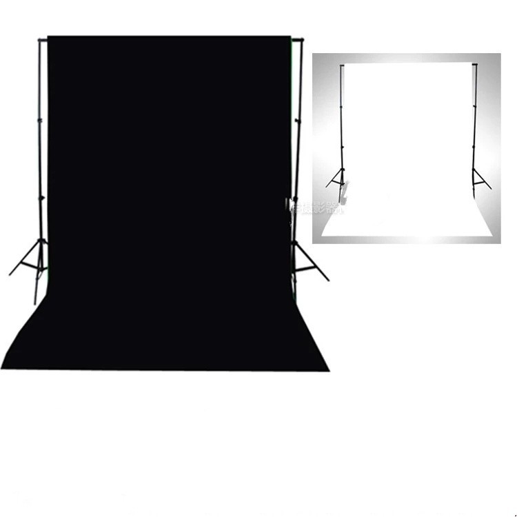 Two sides backdrop cloth black and white for product shoot photobooth ...