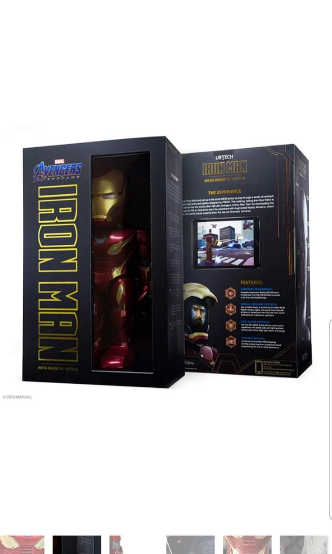 UBTECH Marvel Avengers IRONMAN Endgame Iron Man Mk Mark 50 AR Augmented ...