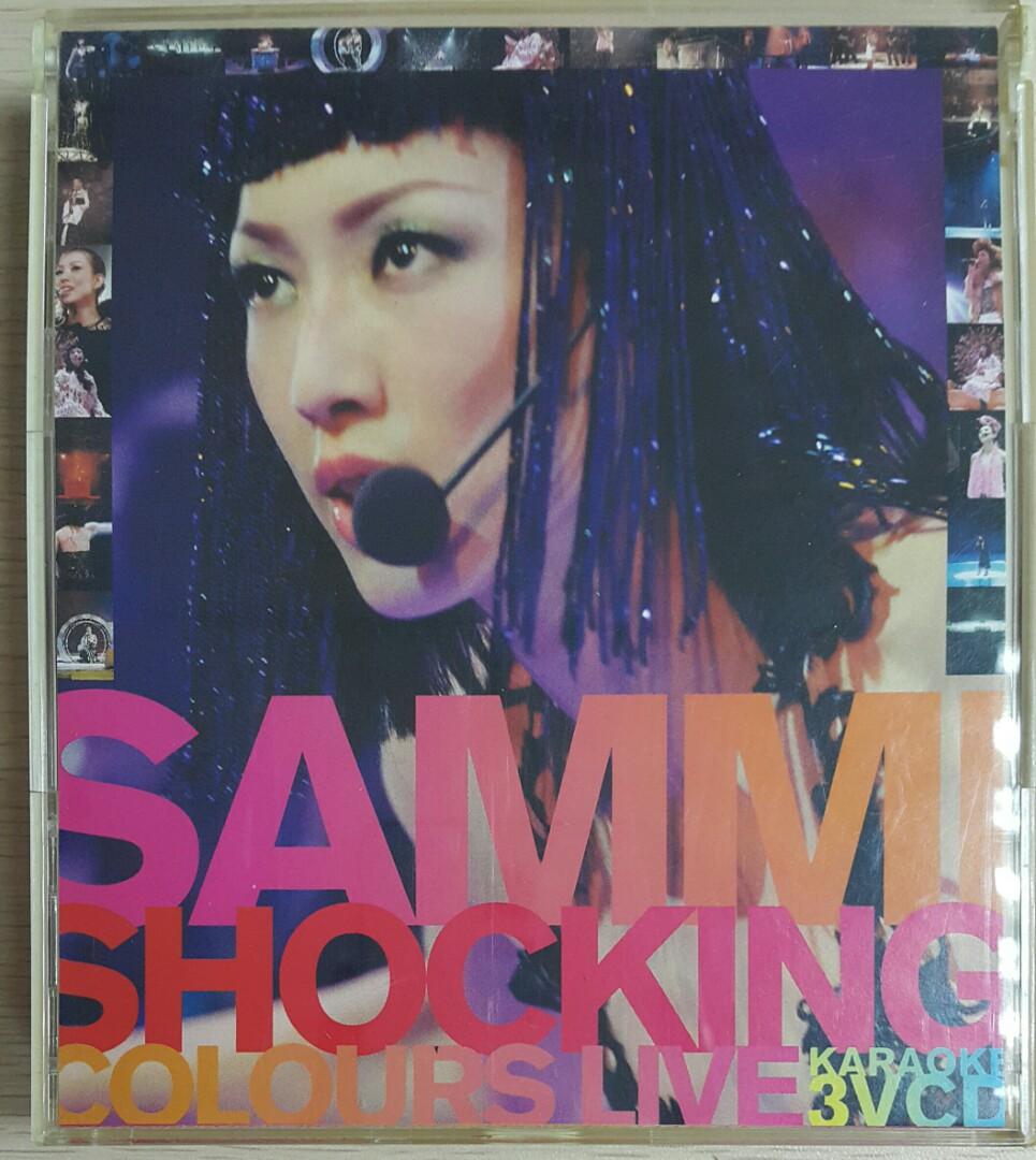 VCD 鄭秀文 SAMMI SHOCKING COLOURS LIVE KARAOKE 3VCD 2001 演唱會 Sammi Cheng ...