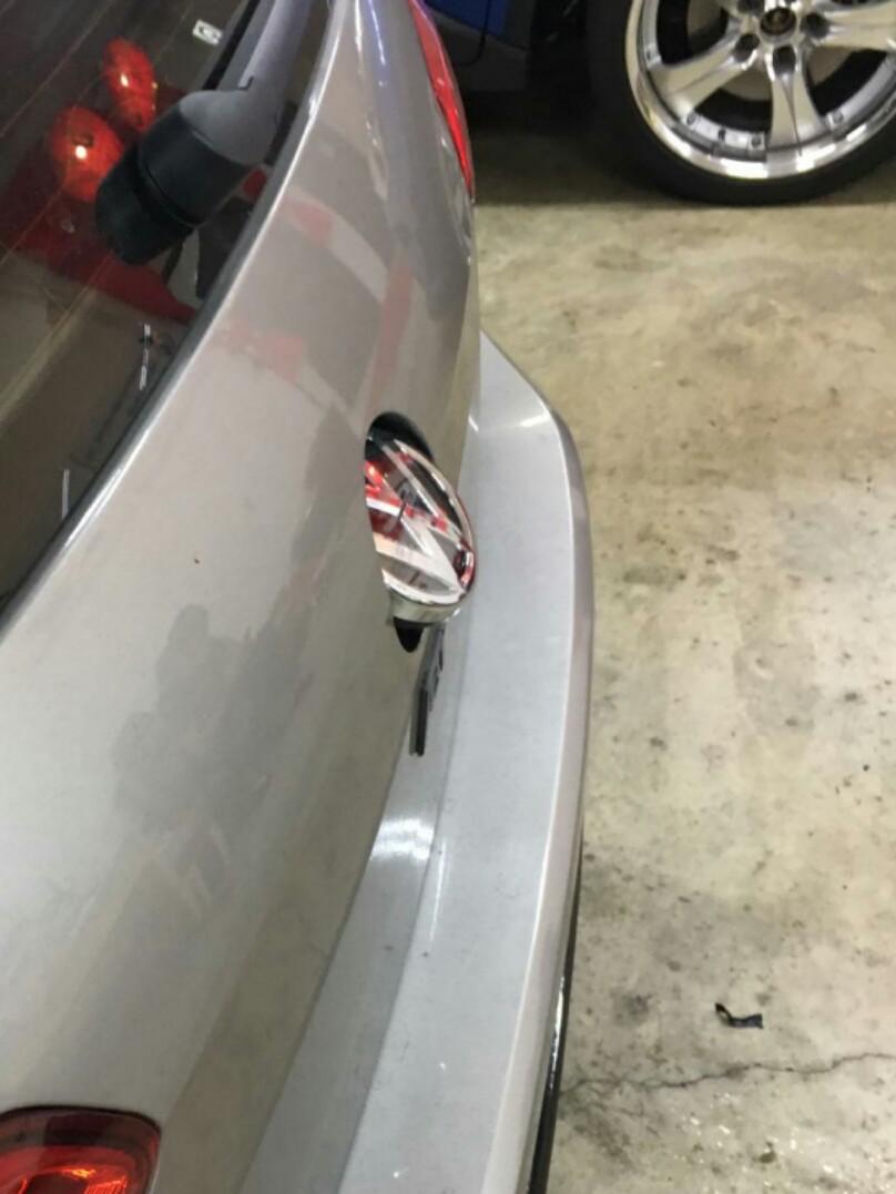 Vw emblem reverse camera, Car Accessories, Accessories on Carousell