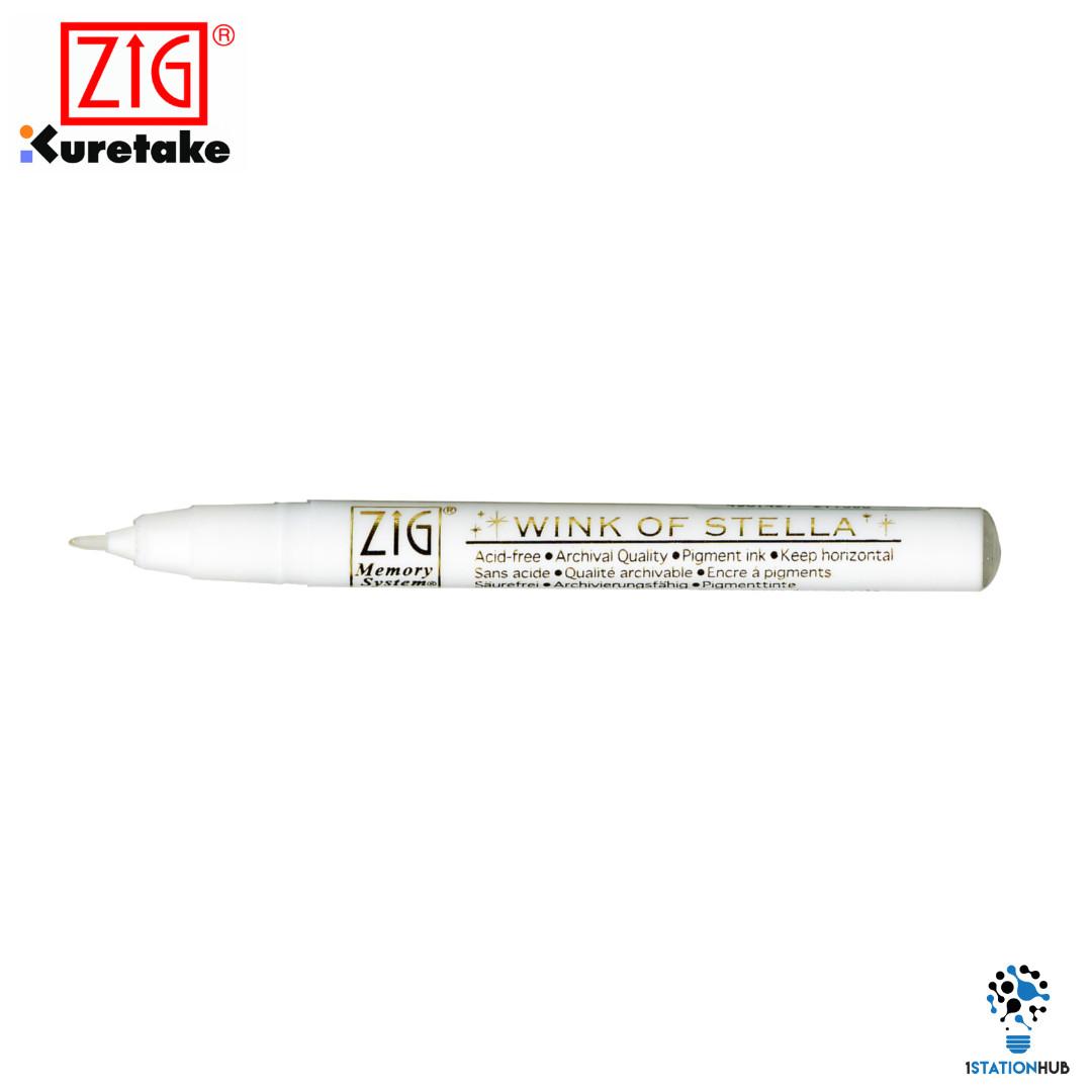 Zig Kuretake Memory System | Wink of Stella - Gold, Silver, Clear [KU ...