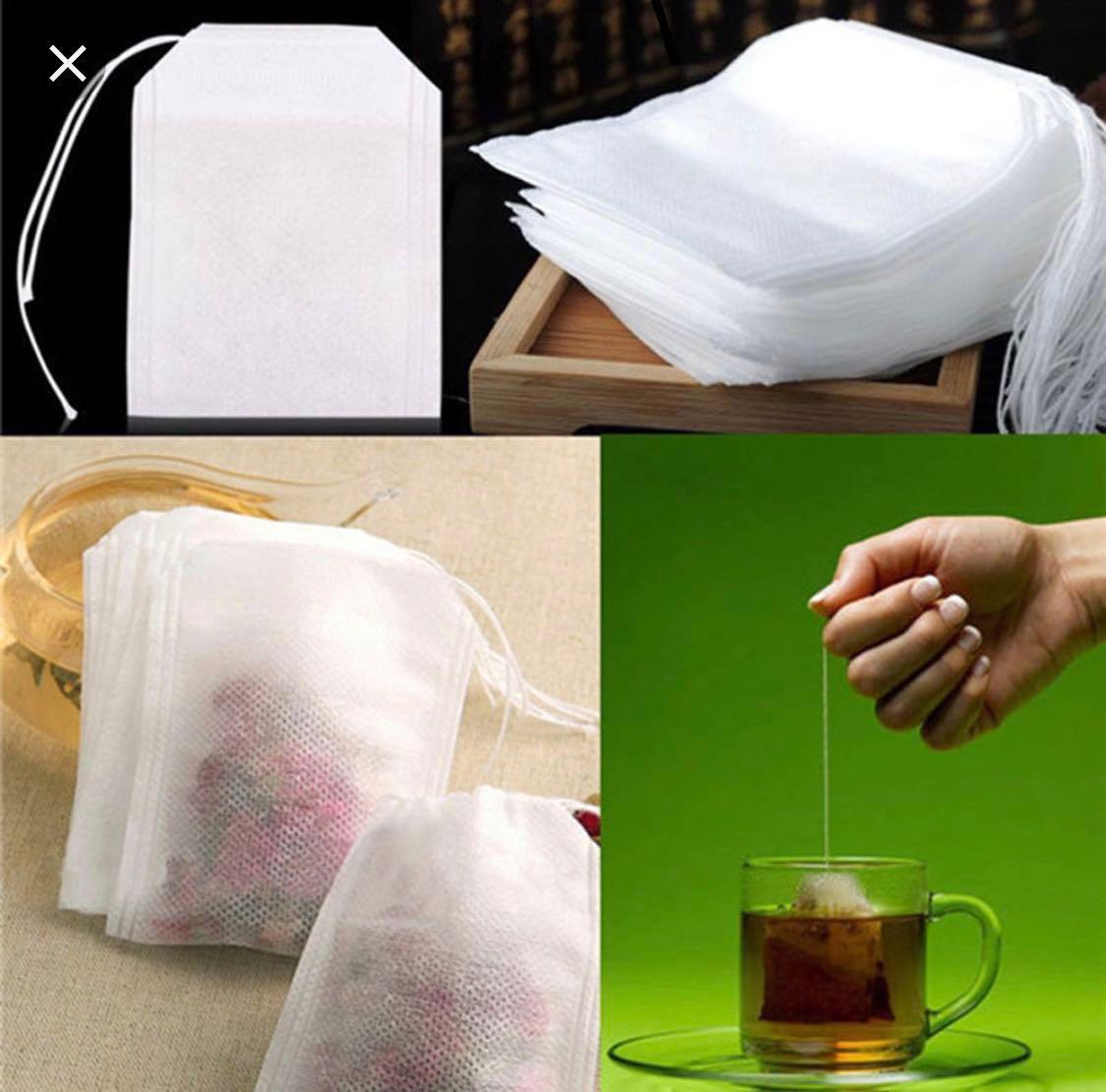 100 Pieces Empty Tea Bag Holder with Strings Tie - Singapore - Tea ...