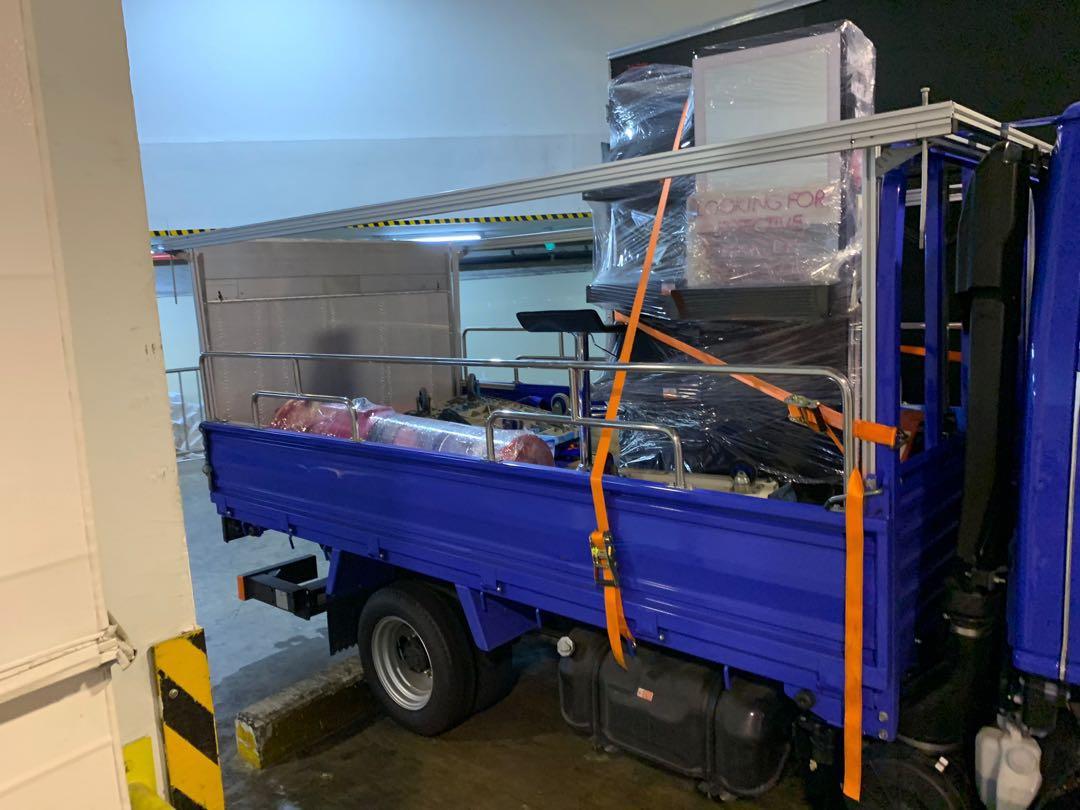 10ft Lorry with Tailgate and driver 2Meter carpark access, Everything ...