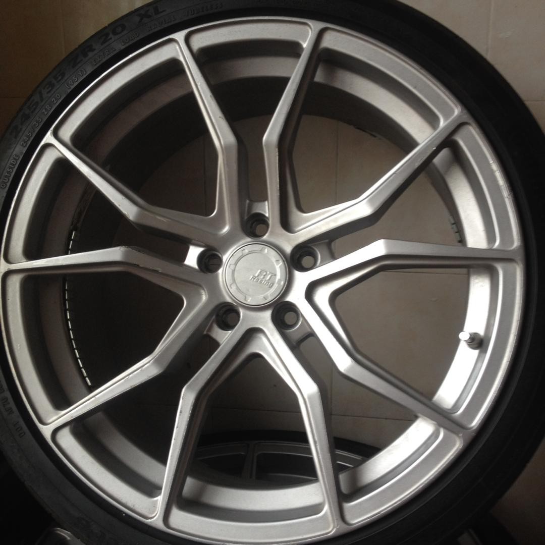 20 inch rims pcd 114x3.5 with tyre 245/35, Car Accessories, Tyres ...
