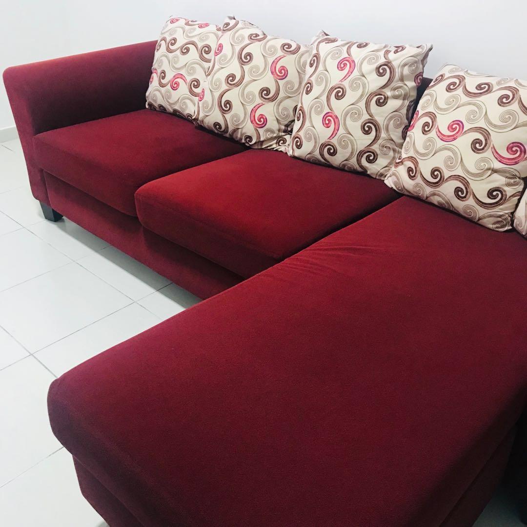 Courts L Shape Sofa -custom made, Furniture & Home Living, Furniture ...
