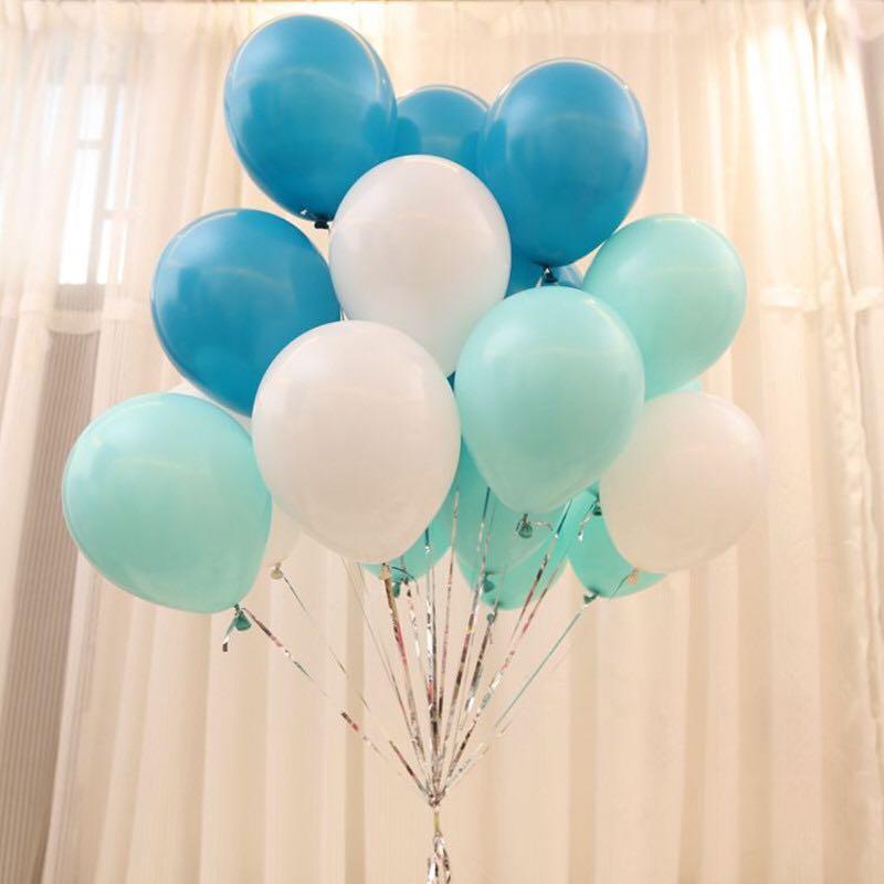 Helium Balloons Bouquet: Latex Balloons| Metallic Balloons Assorted ...