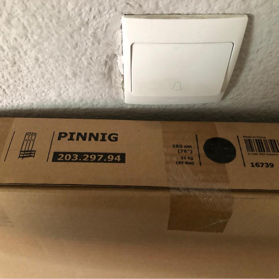 Ikea PINNIG Coat Rack w/ Shoe Storage Bench, Furniture & Home Living ...