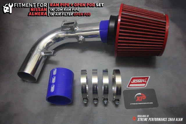 JDM SPORT PREMIUM REM PIPE WITH OPEN POD FOR NISSAN ALMERA, Auto ...