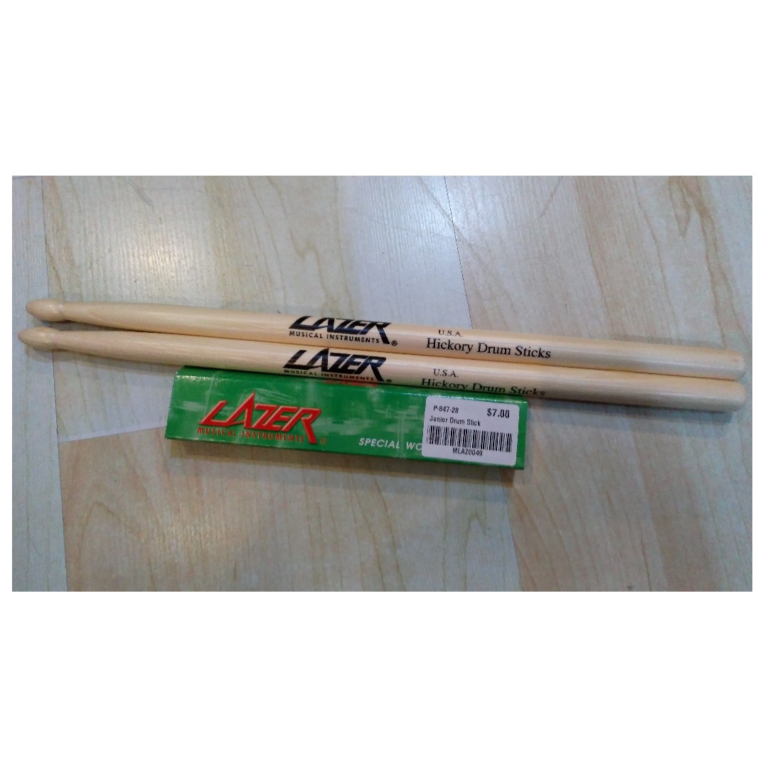 Lazer -Junior Drum Stick (P-847-28), Hobbies & Toys, Music & Media ...