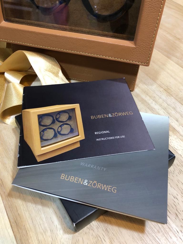 Leather Buben&Zorweg 4-Watch Winder, Luxury, Watches on Carousell