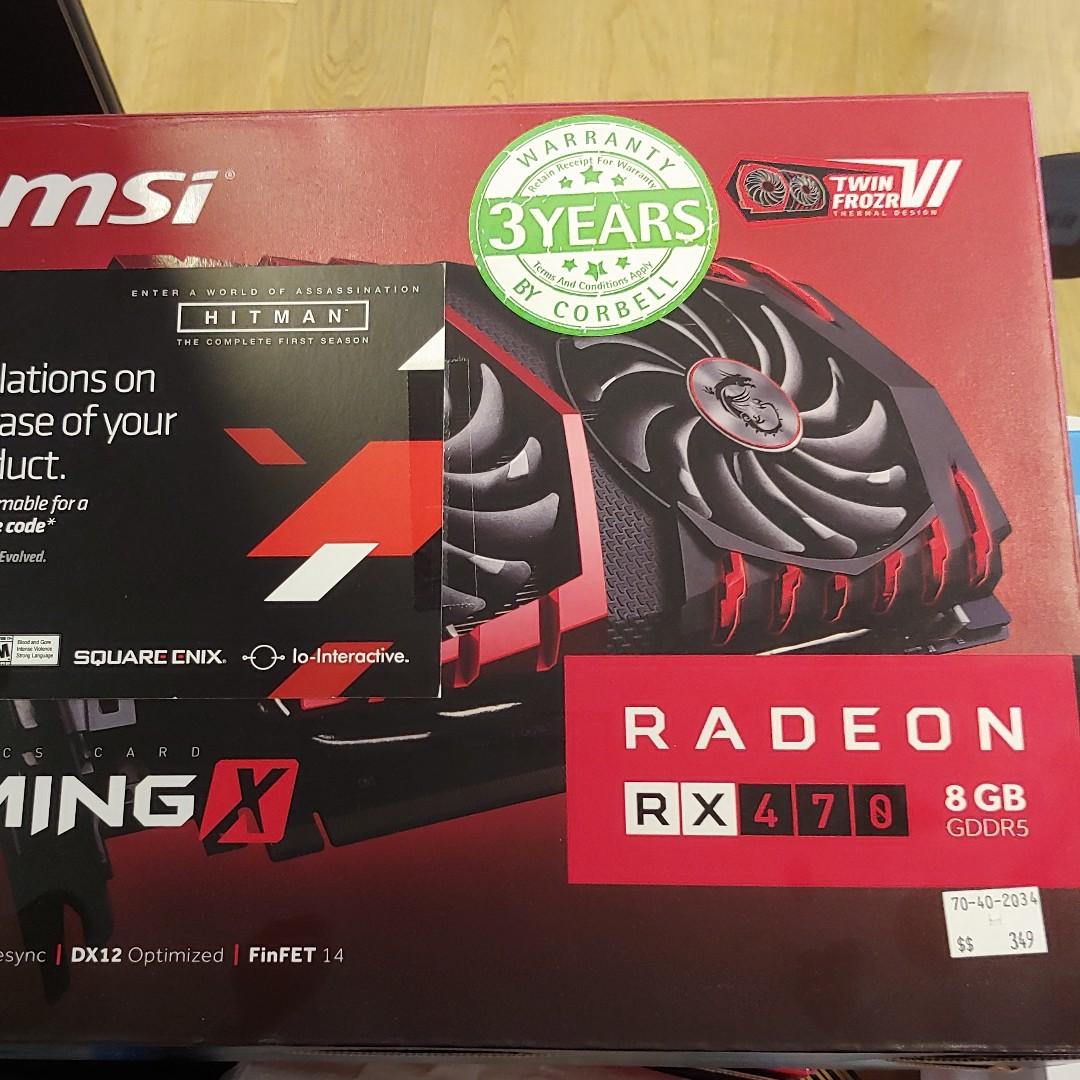 Radeon RX 470 8G, Computers & Tech, Parts & Accessories, Networking on Carousell