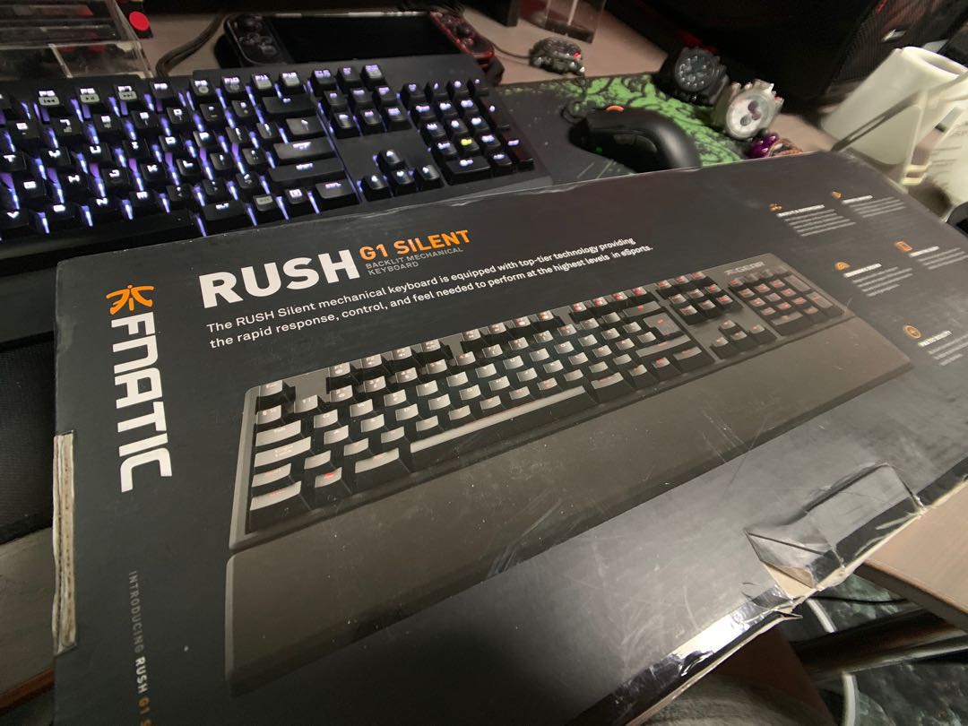 RUSH G1 SILENT BACKLIT MECHANICAL KEYBOARD, Computers & Tech, Parts ...