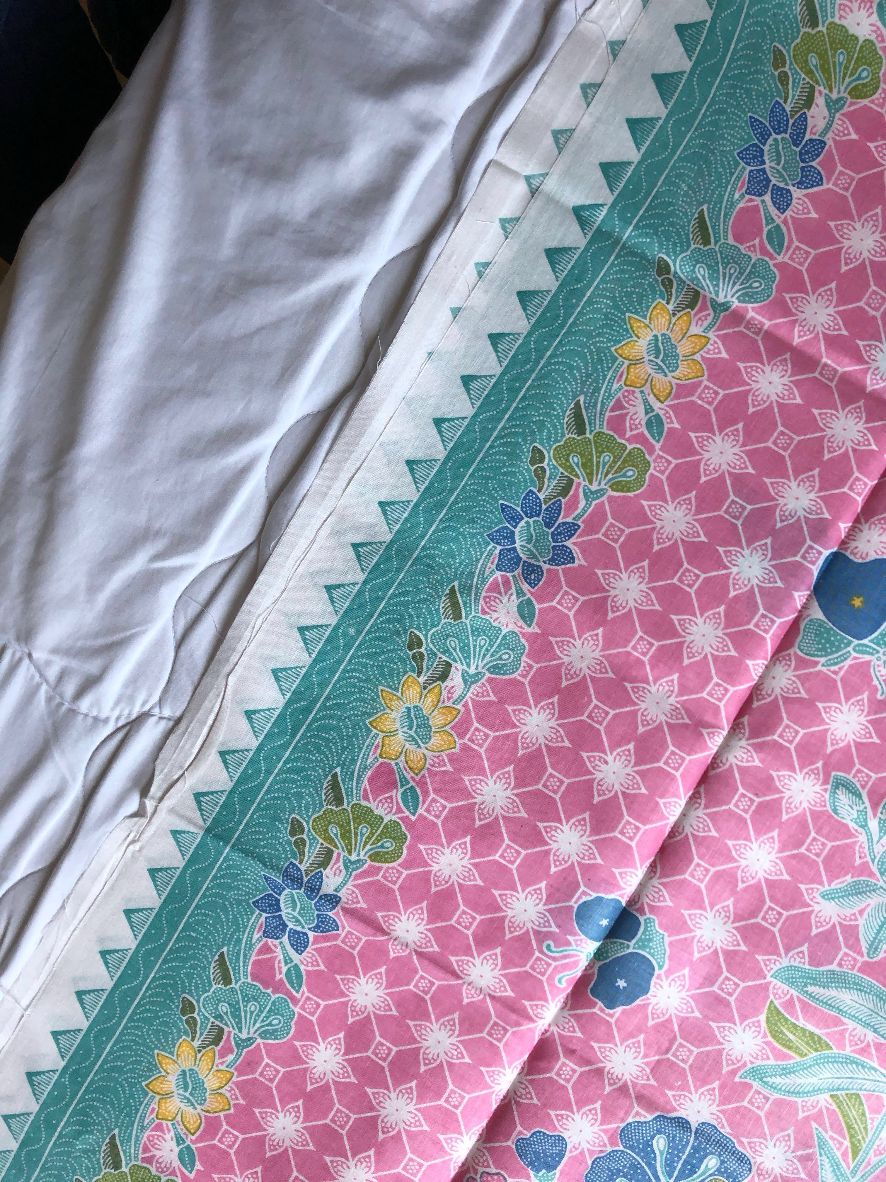 Soft Pink Kain Batik 1-Metre, Women's Fashion, Dresses & Sets ...