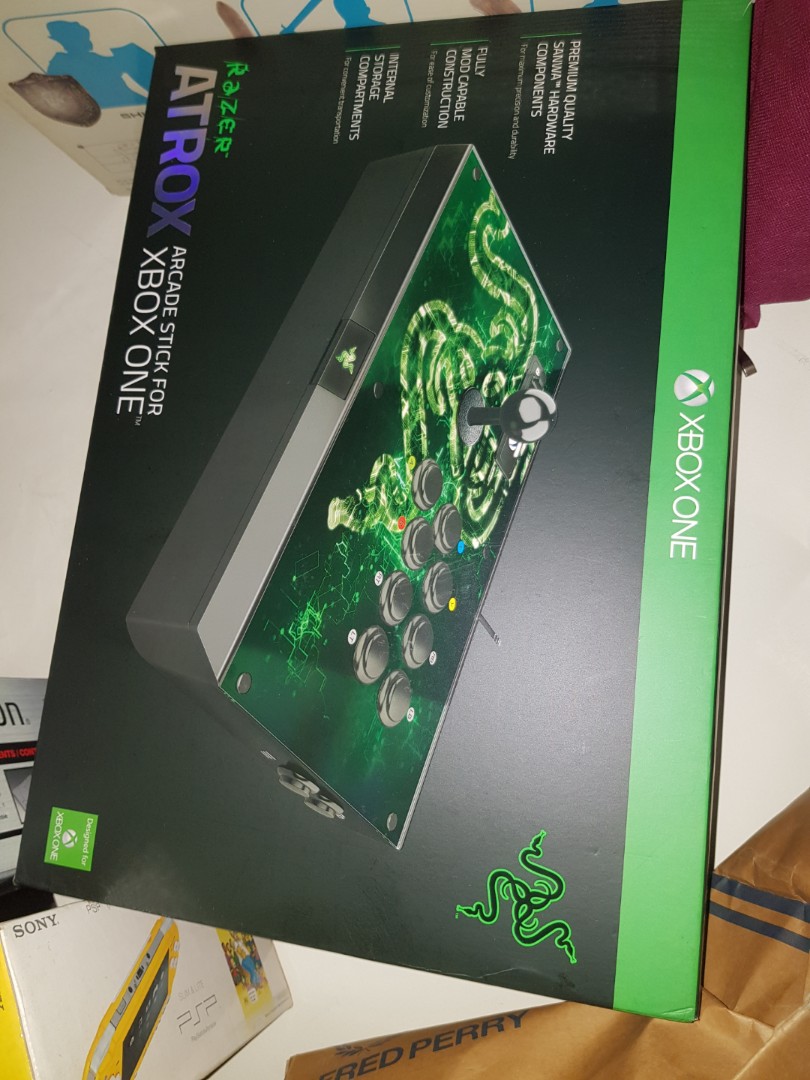 Atrox gaming arcade stick rz06 0073 100 / xbox one 180, Video Gaming, Gaming Accessories ...