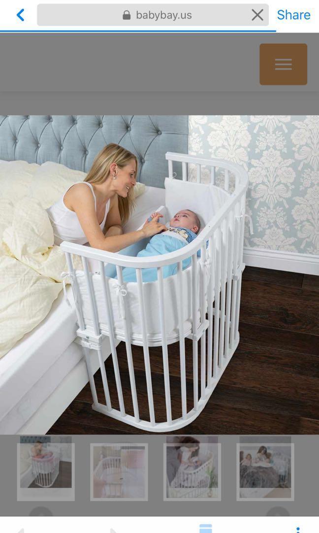 Babybay co sleeping baby cot with wheels design, Babies & Kids, Baby ...