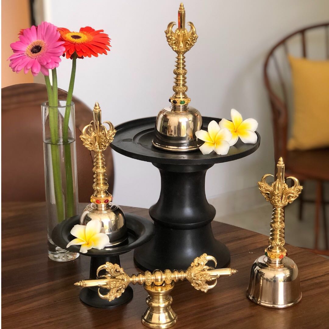 Bali Balinese Vajra Badjre Bell Dorje Genta Gantha Buddha Hindu ...