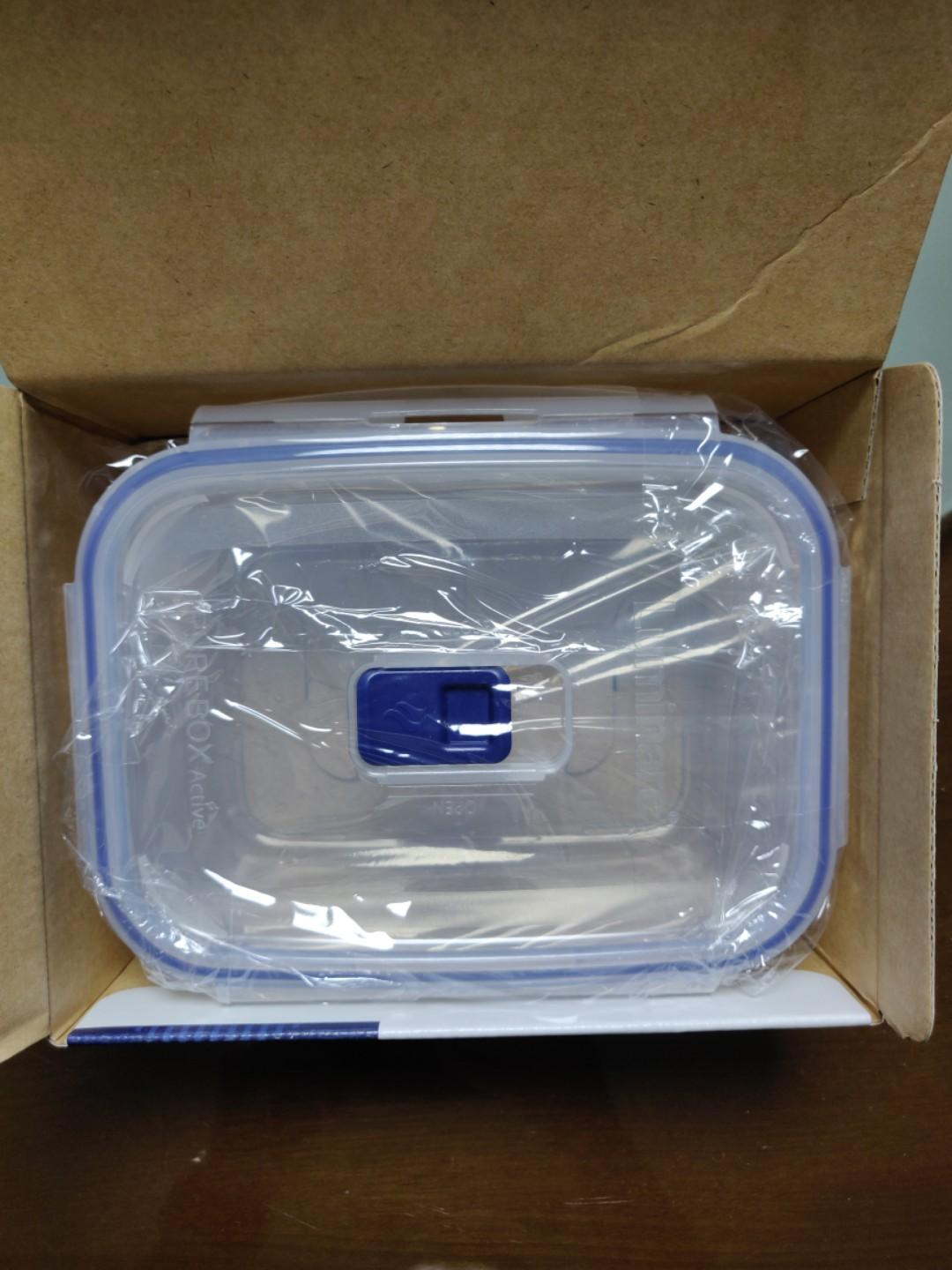 BN Luminarc glass air tight container with active valve, Furniture ...