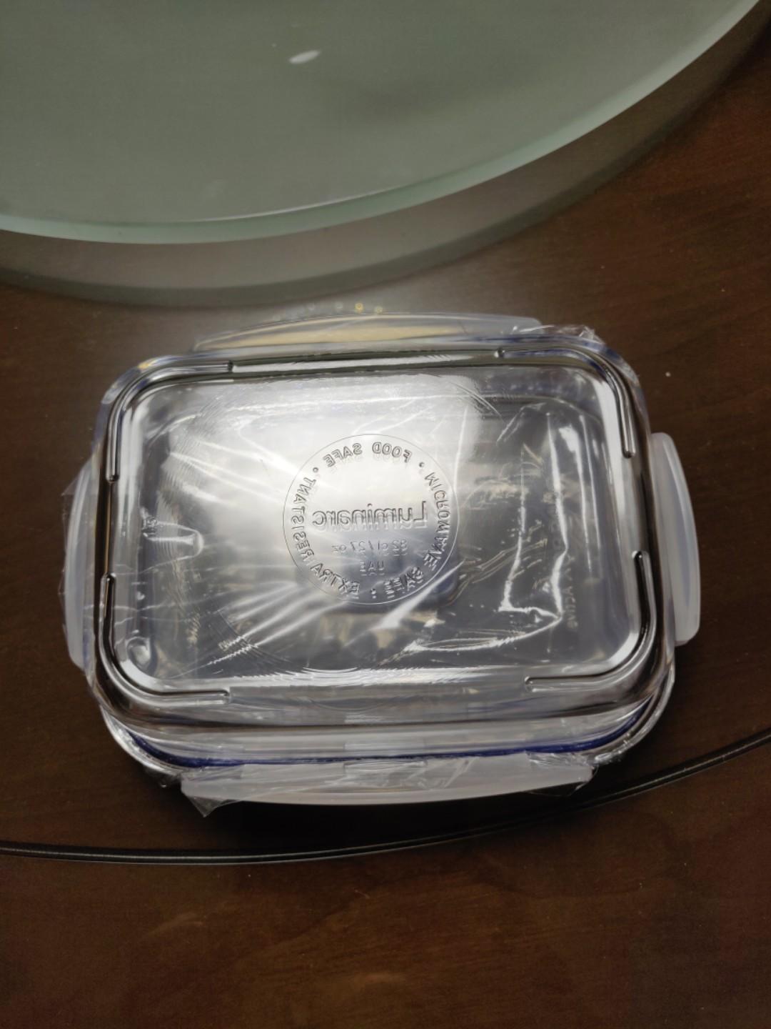 BN Luminarc glass air tight container with active valve, Furniture ...