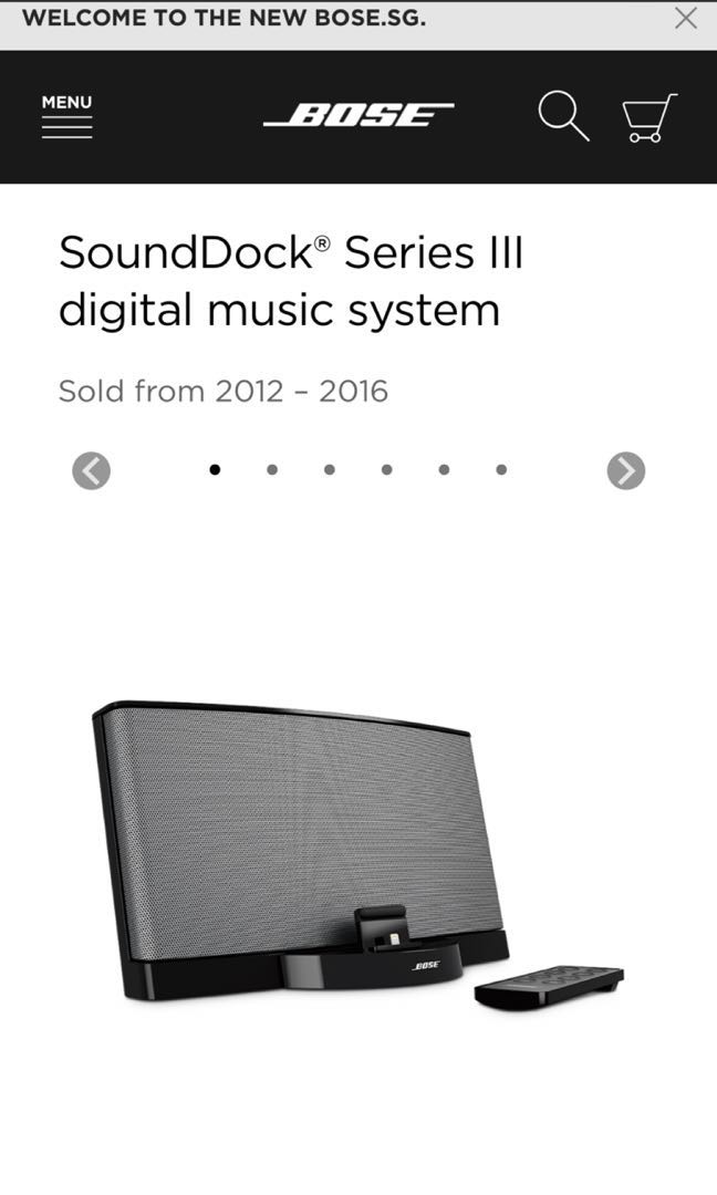 Bose SoundDock Series III Digital Music System with REMOTE and ...