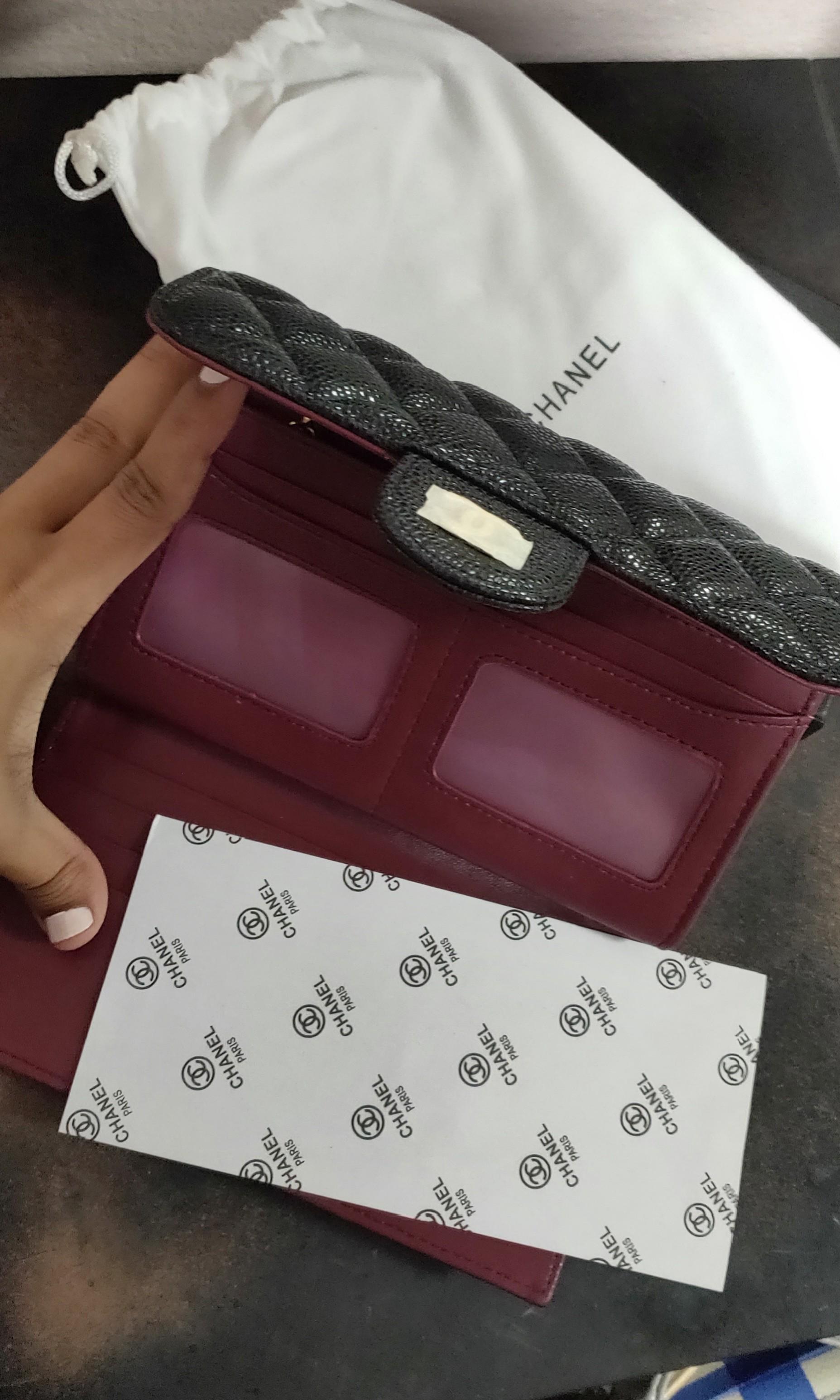 Channel Wallet, Luxury, Bags & Wallets on Carousell