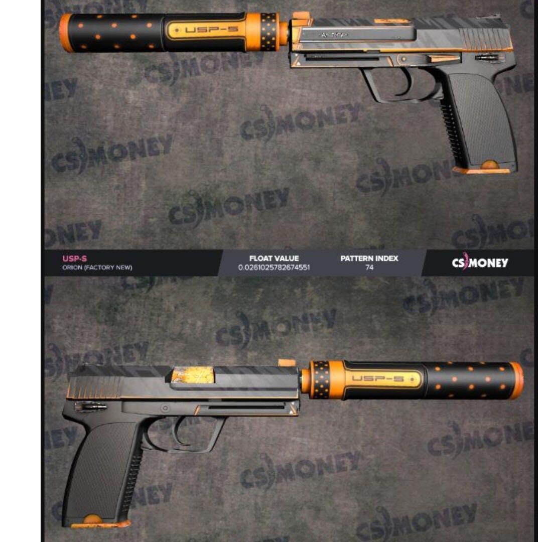 CSGO USP Orion MW (Low Float), Video Gaming, Gaming Accessories, Game ...