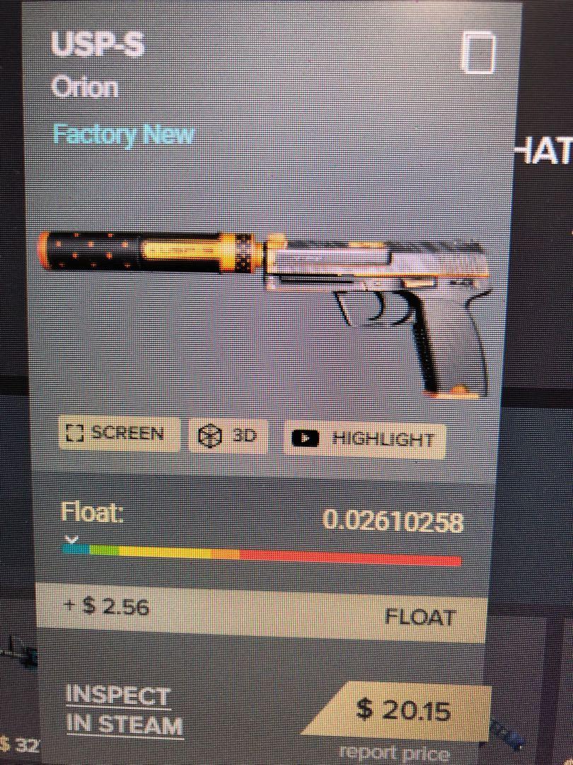 CSGO USP Orion MW (Low Float), Video Gaming, Gaming Accessories, Game ...