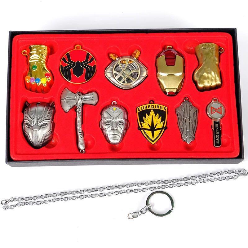 DISNEY MARVEL AVENGERS ENDGAME THANOS INFINITY GAUNTLET IRON MAN SPIDER ...