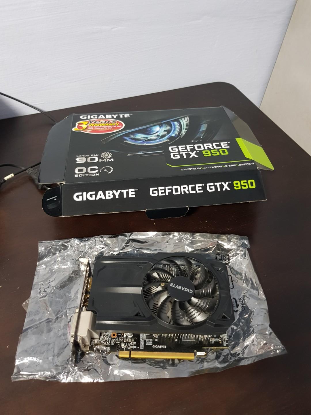 Gigabyte geforce gtx 950, Computers & Tech, Parts & Accessories ...