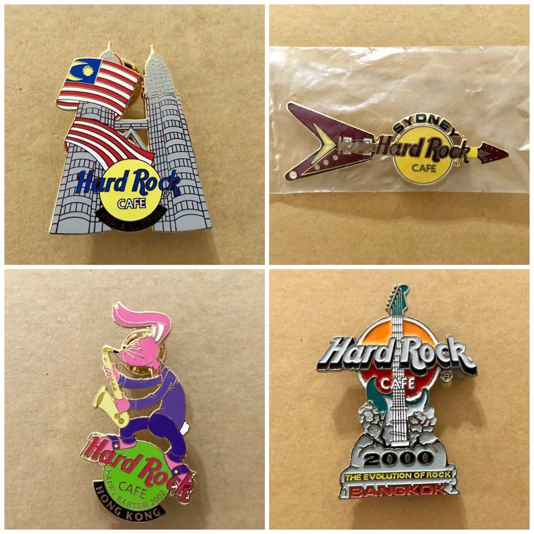 Hard Rock / Planet Hollywood pins, Vintage & Collectibles, Vintage ...