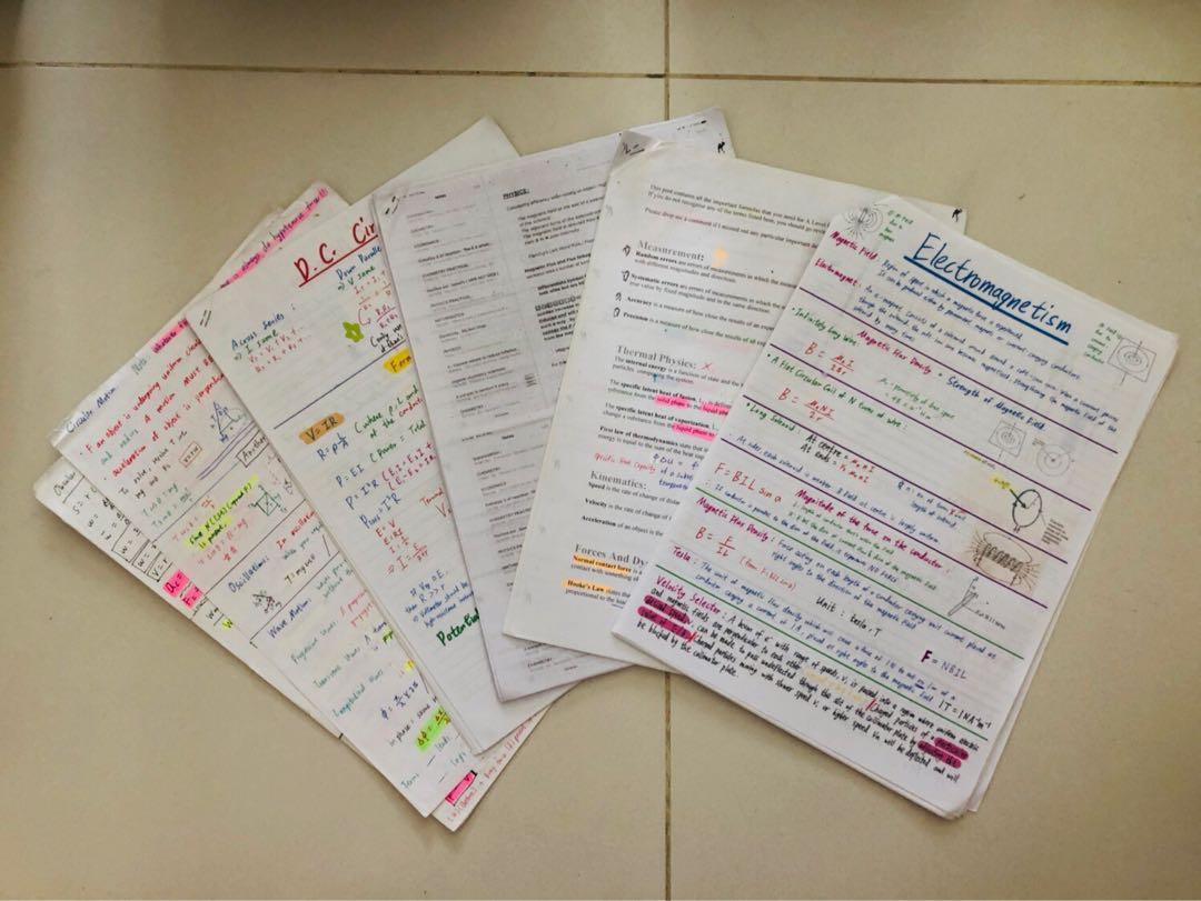 JC Physics Notes prepared by VJC a student !, Hobbies & Toys, Books ...