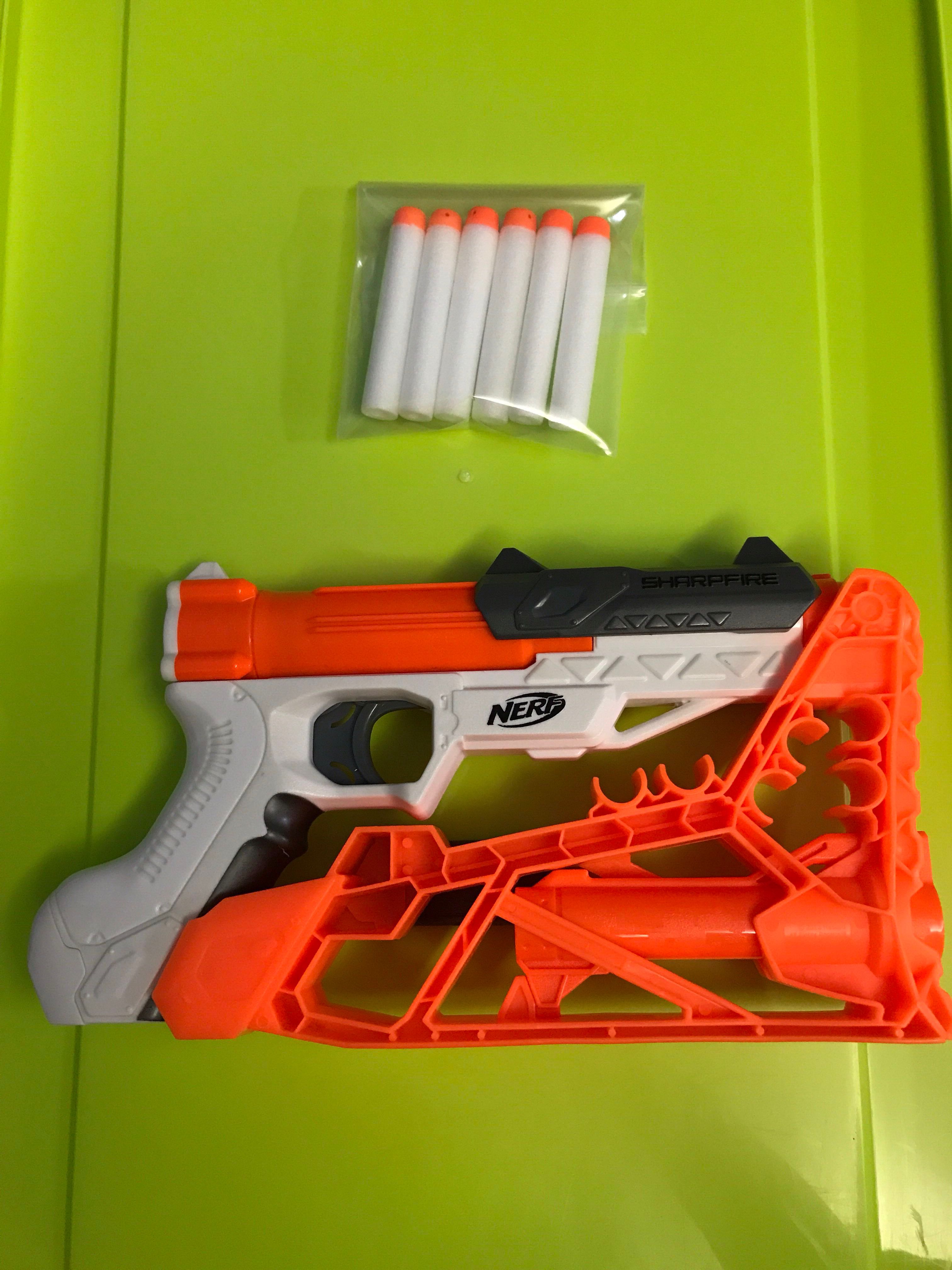 Nerf Sharpfire, Hobbies & Toys, Toys & Games on Carousell