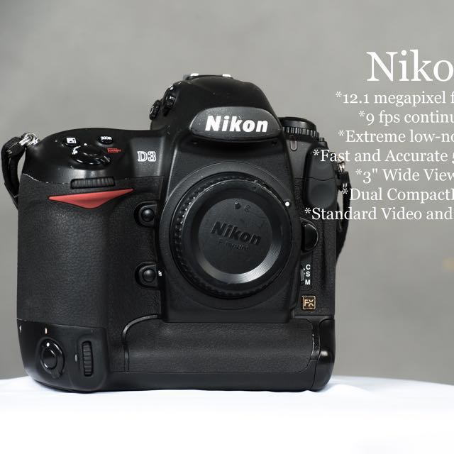 Nikon D3, Photography, Cameras on Carousell