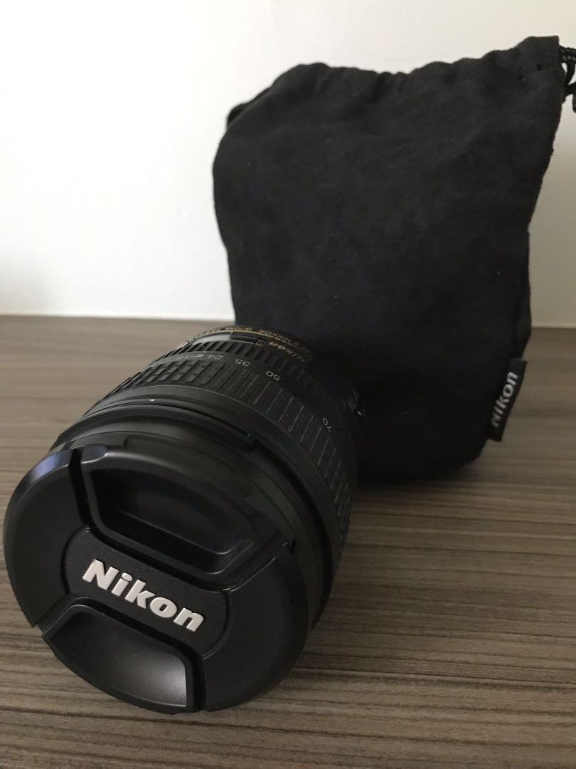 Nikon glass lense 18-70mm, Photography, Lens & Kits on Carousell