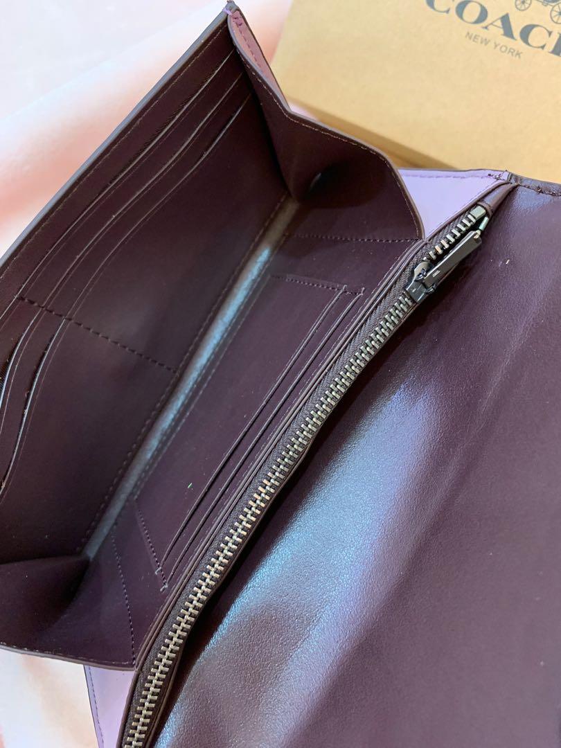 Ready Stock original coach tea rose collection wallet, Luxury, Bags ...