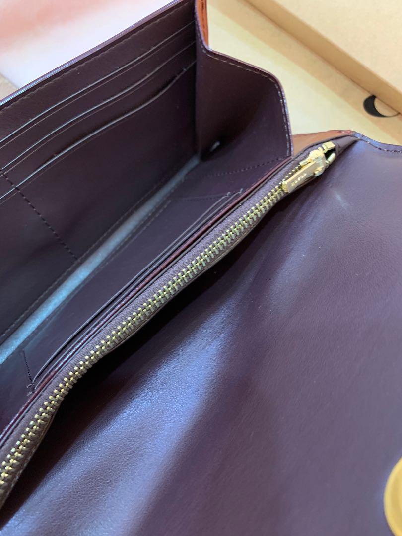 Ready Stock original coach tea rose collection wallet, Luxury, Bags ...