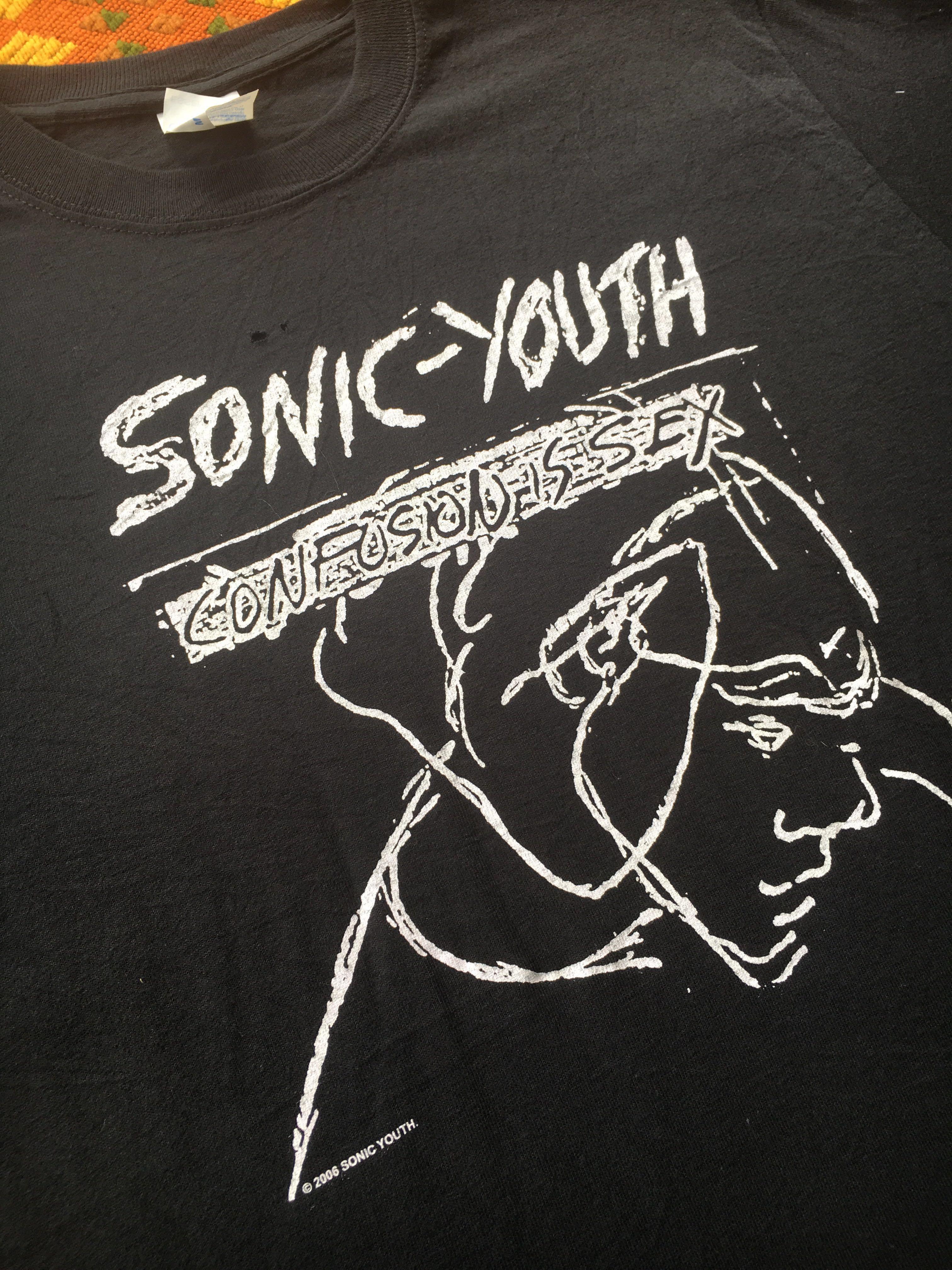 Sonic Youth Confusion Is Sex Shirt Mens Fashion Tops And Sets Tshirts And Polo Shirts On Carousell