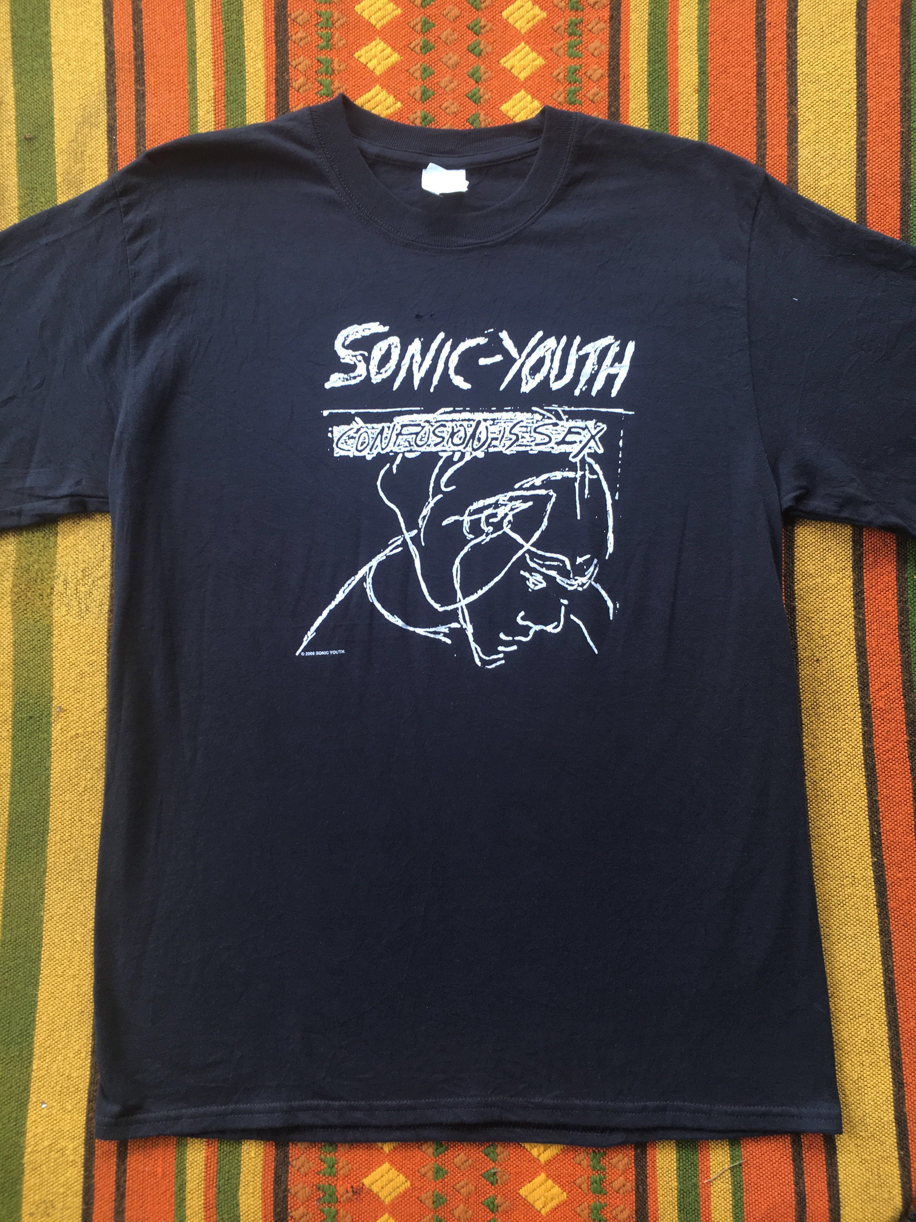 Sonic Youth Confusion Is Sex Shirt Mens Fashion Tops And Sets Tshirts And Polo Shirts On Carousell 