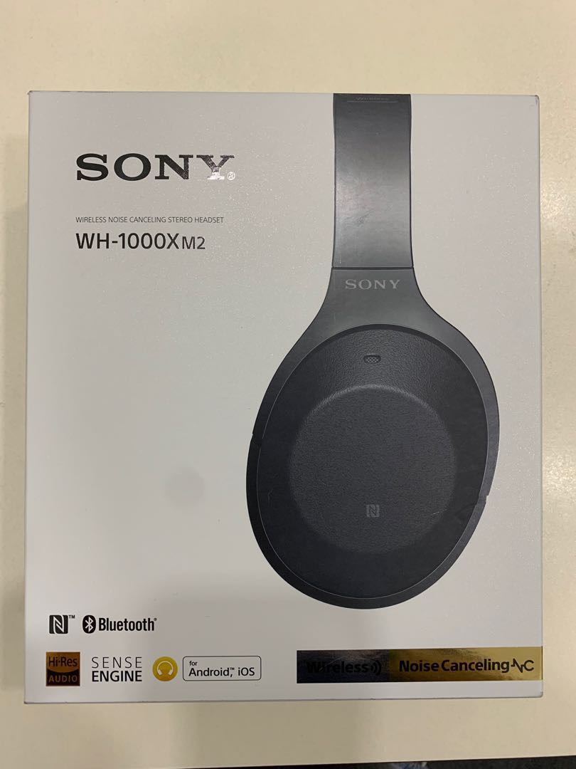 Sony Noice Cancelling Headphones WH-1000 XM2, Audio, Headphones ...