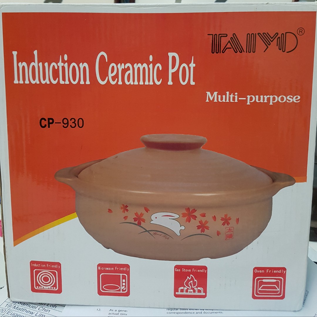 Taiyo Induction Ceramic Pot, TV & Home Appliances, Kitchen Appliances ...