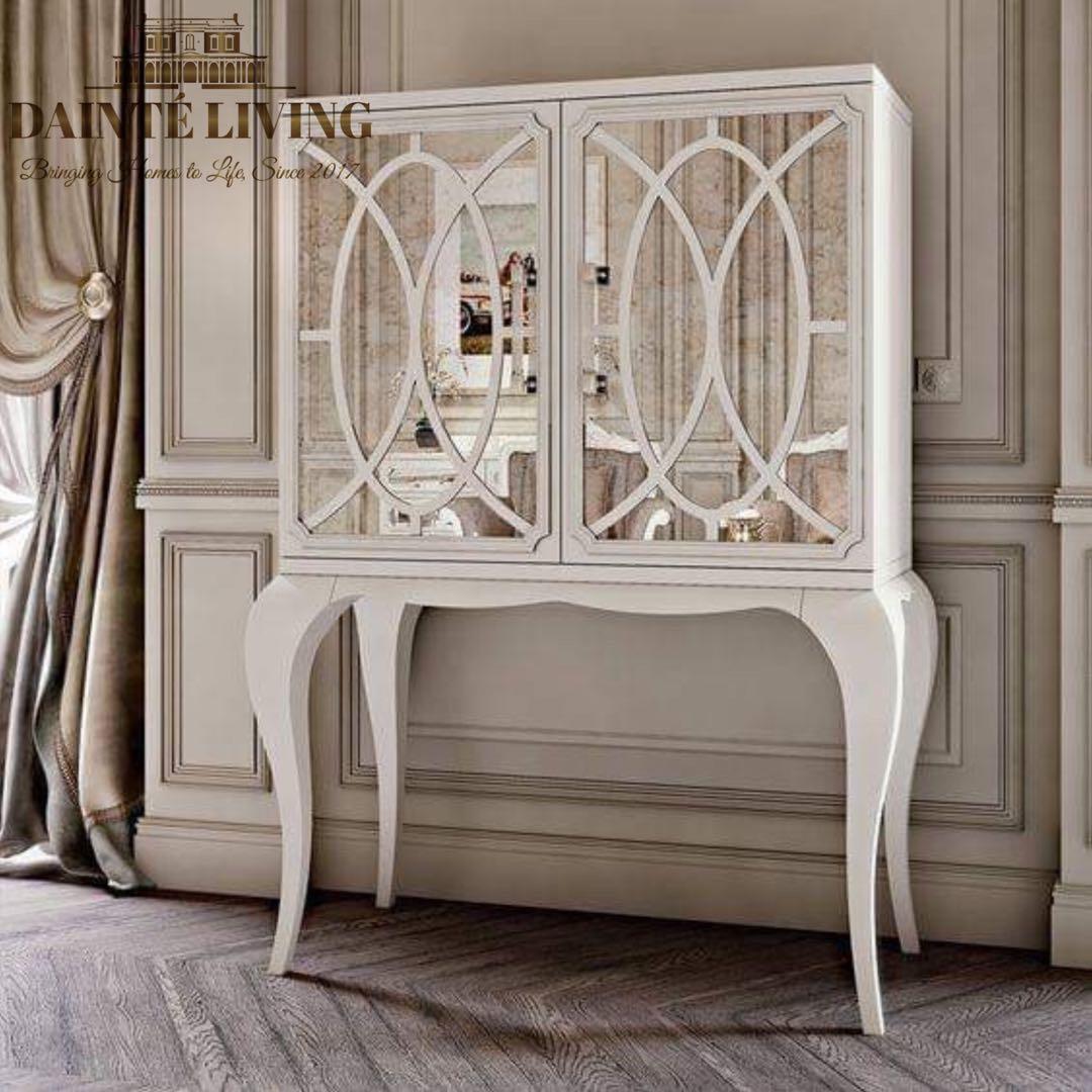 VALIANT Mirrored Luxe Bar Cabinet, Furniture & Home Living, Furniture ...