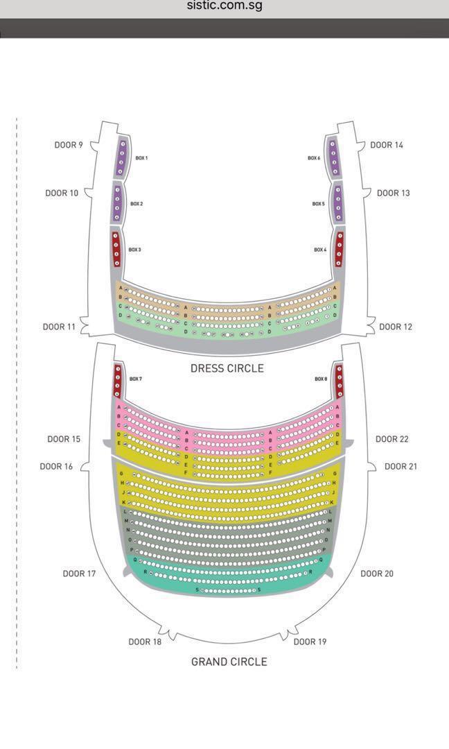 VIP BOX phantom of the opera singapore, Hobbies & Toys, Memorabilia ...