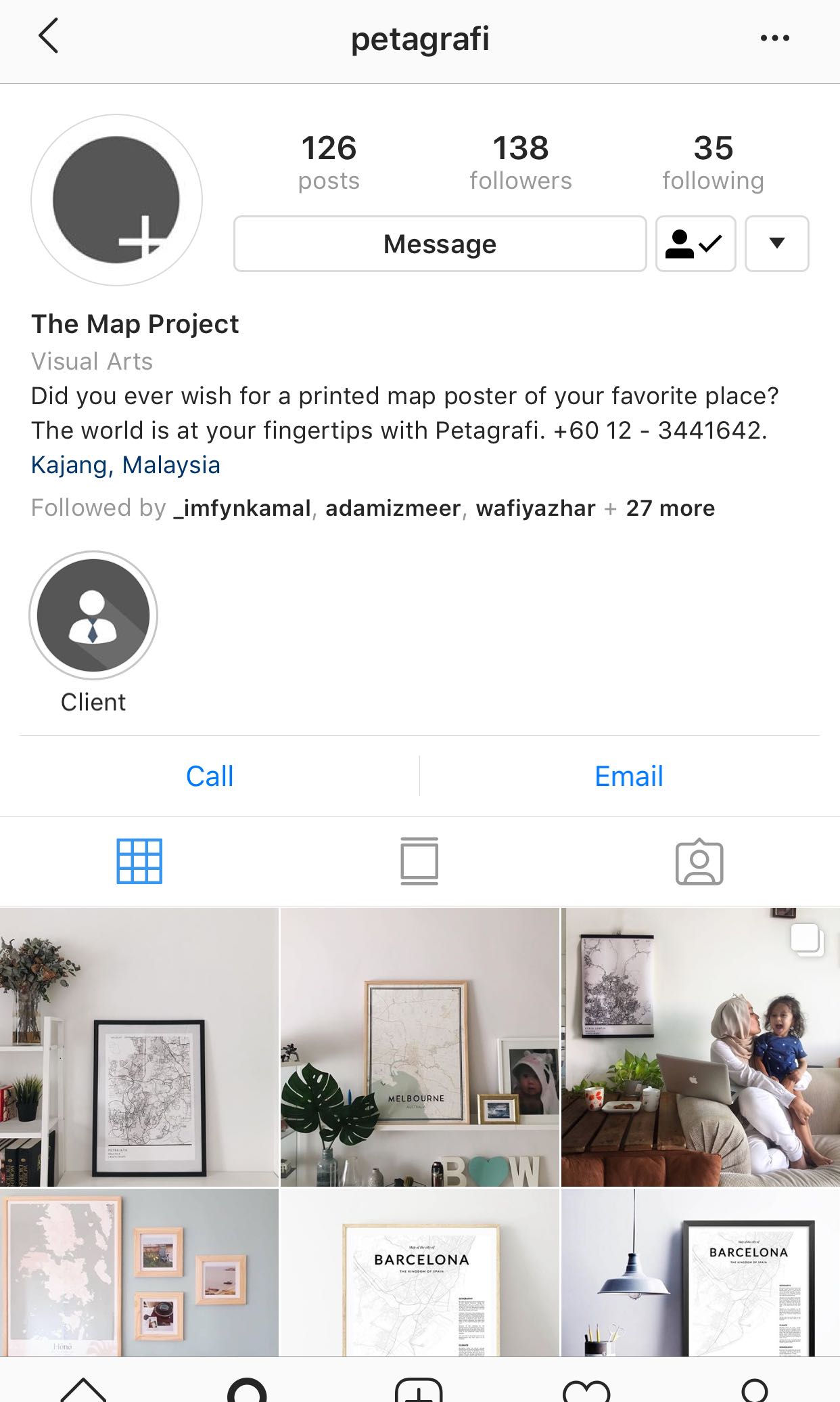 World map ( Instagram : petagrafi ), Furniture & Home Living, Home ...