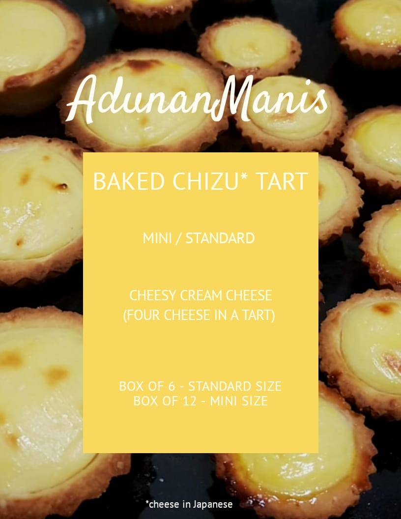4 Chizu Baked Tart, Food & Drinks, Homemade Bakes on Carousell