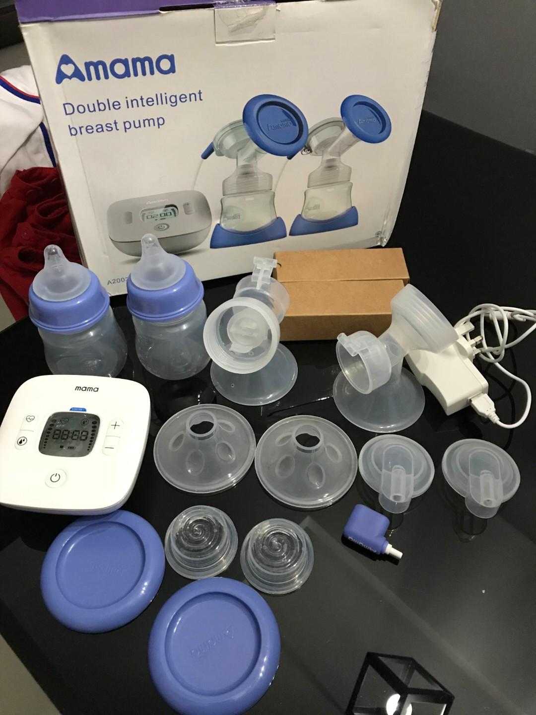 AMAMA dual breastpump #EndgameYourExcess, Babies & Kids, Nursing ...