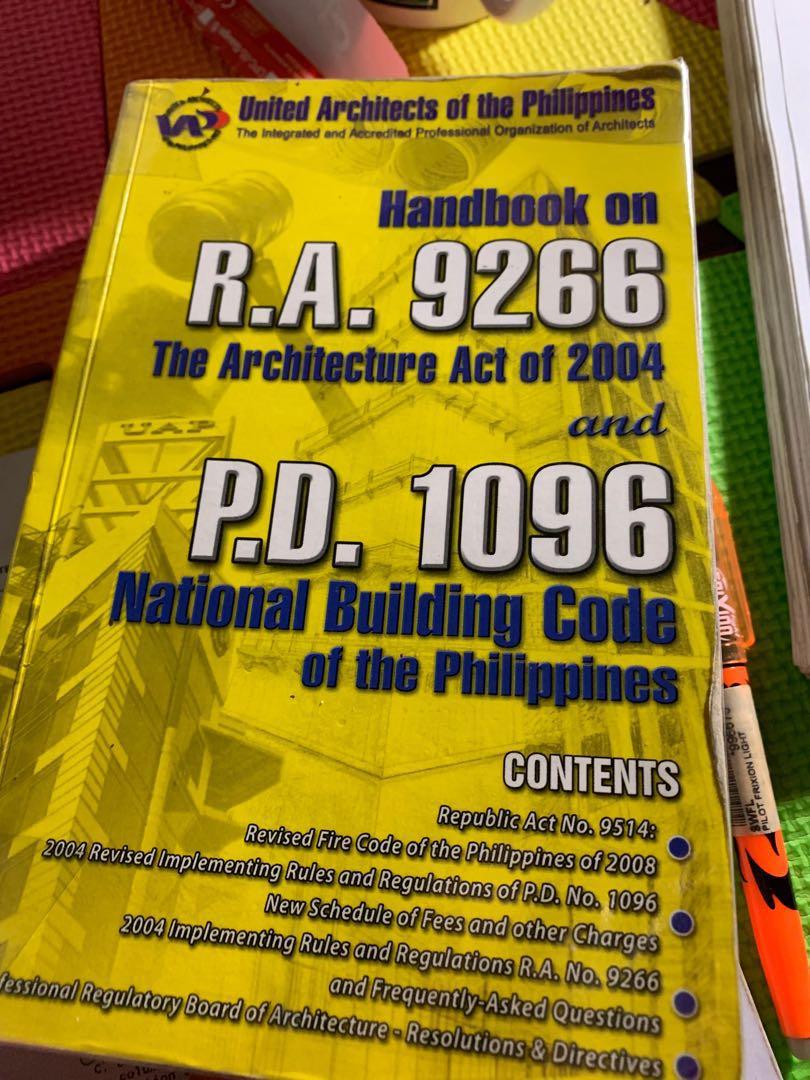 architectural book / uap / RA 9266, Hobbies & Toys, Books & Magazines ...
