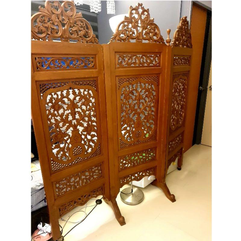 Balinese Screen (Partition), Furniture & Home Living, Home Decor, Other ...