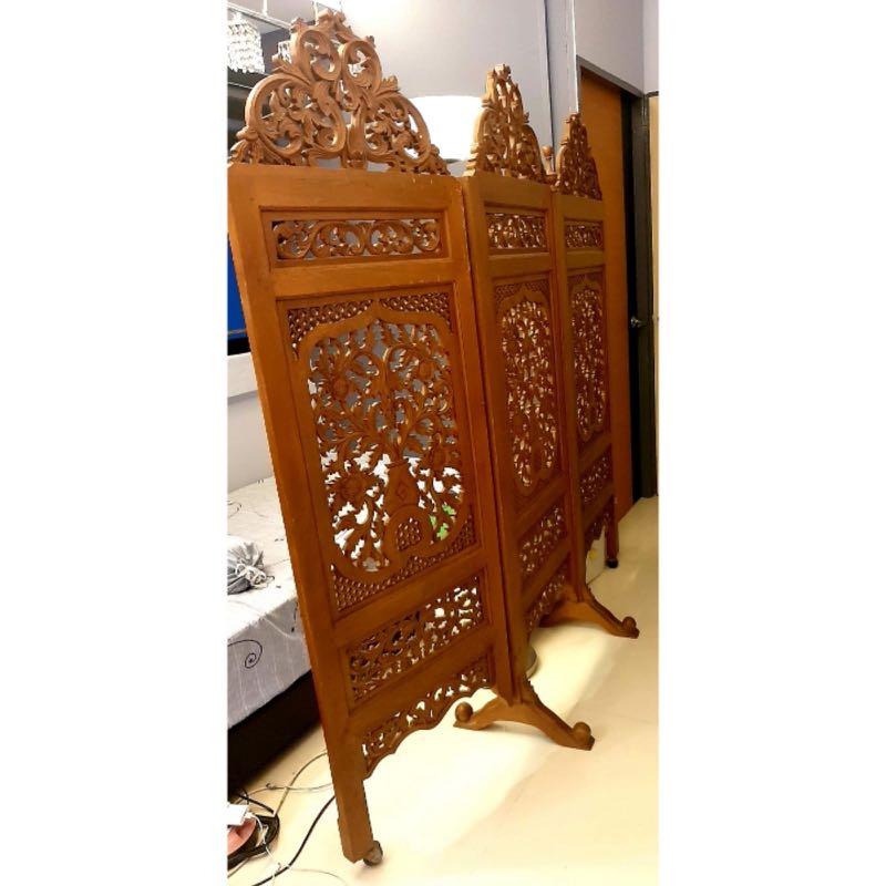 Balinese Screen (Partition), Furniture & Home Living, Home Decor, Other ...