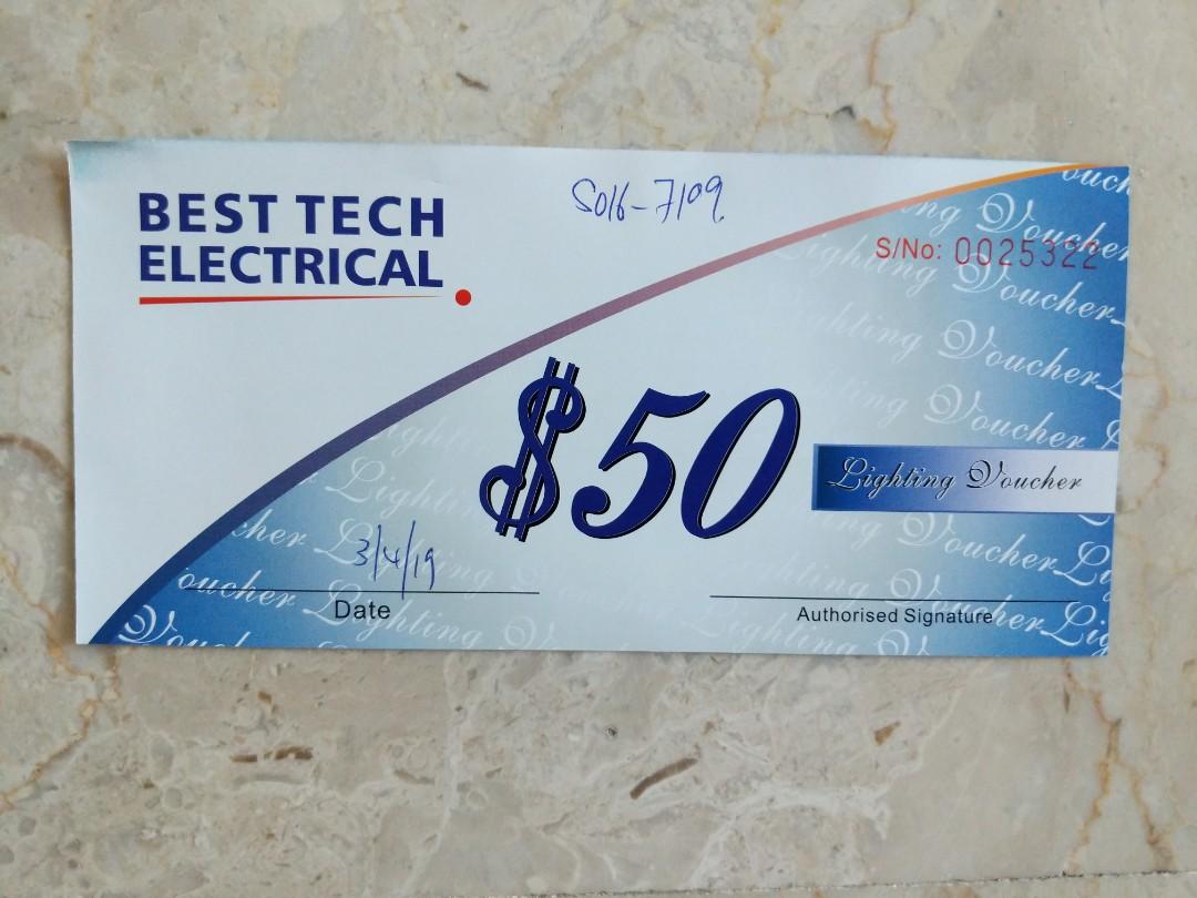 Best Tech Electrical, Tickets & Vouchers, Vouchers on Carousell