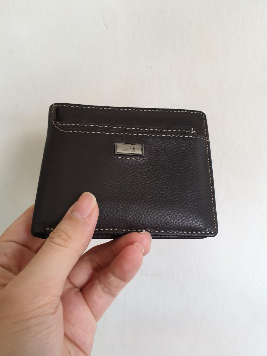 [BNIB] Condotti Brown Leather Wallet, Men's Fashion, Watches ...